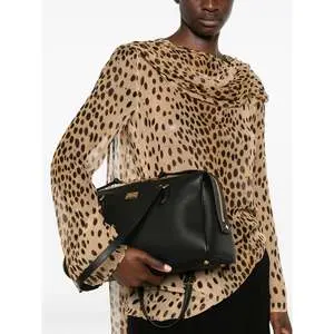 Dolce & Gabbana Leather Top Handle Bag - Black