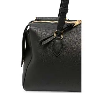 Dolce & Gabbana Leather Top Handle Bag - Black