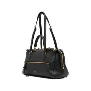 Dolce & Gabbana Leather Top Handle Bag - Black