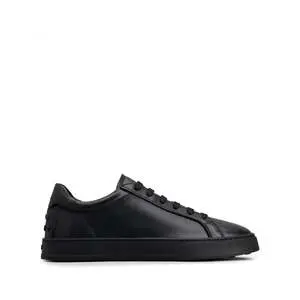TOD'S Leather Low-top Sneakers - Black