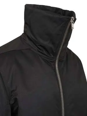 Rick Owens Dracuflight Hammered Leather Bomber Jacket - Black