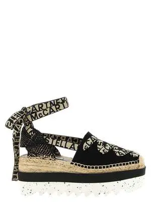 Stella McCartney Gaia Espadrilles With Logo Ankle Straps - Multicolor