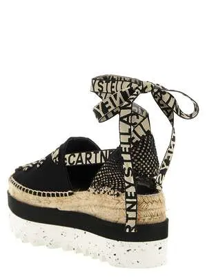 Stella McCartney Gaia Espadrilles With Logo Ankle Straps - Multicolor