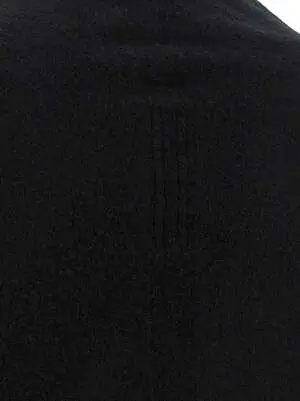 Rick Owens Cashmere Blend Crater High Neck Sweater