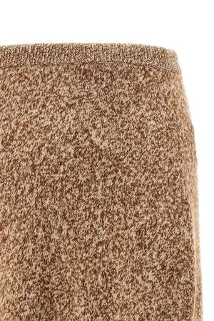 Versace Mouline' Cashmere Blend Knit Mini Skirt - Multicolor
