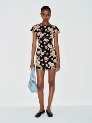 REFORMATION Jensen Knit Dress - Multi