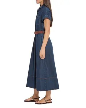 Lyssé Zelda Midi Belted Denim Dress