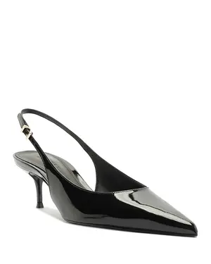 Schutz Paola Mid Heel Pumps - Black
