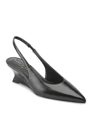 MARC FISHER LTD. Slingback Wedge Pumps - Black