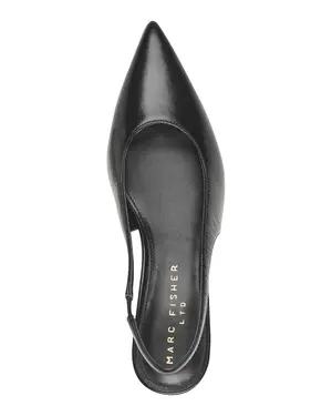 MARC FISHER LTD. Slingback Wedge Pumps - Black