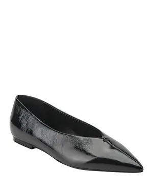 MARC FISHER LTD. Casee Pointed Toe Flat - Black