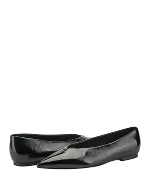 MARC FISHER LTD. Casee Pointed Toe Flat - Black