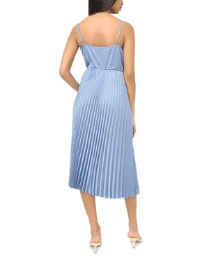 Vince Camuto Short Sleeve Dolman Sweater And Pleated Midi Dress