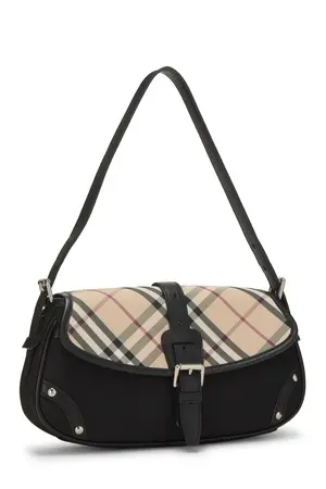 Burberry Check Buckle Shoulder Bag