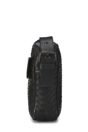 Bottega Veneta Intrecciato Flap Pocket Messenger Bag