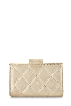 Chanel Quilted Lambskin Compact Card Case