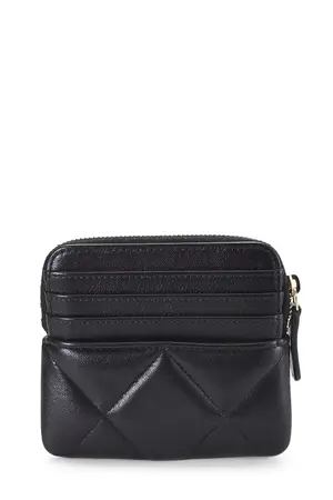 Chanel Quilted Lambskin 19 Zip Coin Purse