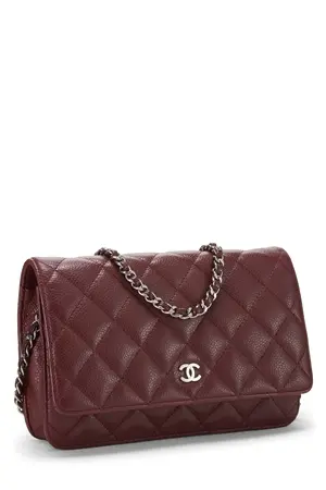Chanel Quilted Caviar Classic Wallet On Chain