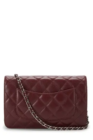 Chanel Quilted Caviar Classic Wallet On Chain