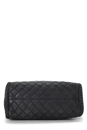Chanel Calfskin Studded 'cc' Flap Tote
