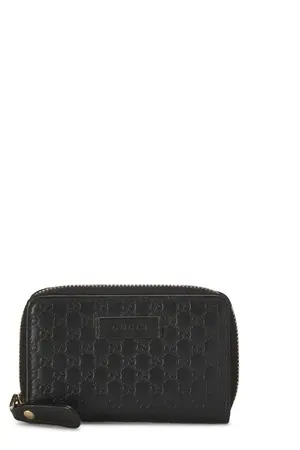 Gucci Microssima Zip Around Card Case
