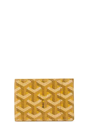 Goyard Ine Insert Victoire Card Wallet - Yellow