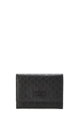 Gucci Microssima Card Holder - Black