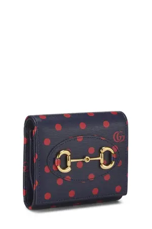 Gucci Multicolor Polka Dot Horsebit Wallet