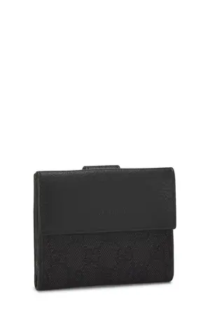 Gucci Gg Denim Compact Wallet