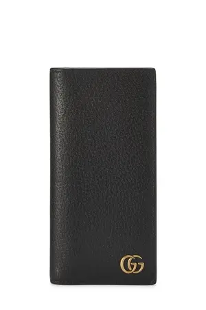 Gucci Gg Marmont Long Wallet - Black