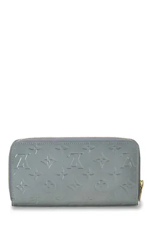 LOUIS VUITTON Vert Bronze Monogram Vernis Zippy Continental Wallet