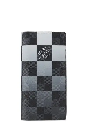 LOUIS VUITTON Damier Graphite Pixel Brazza Continental Wallet