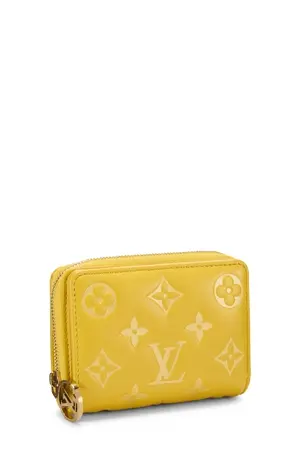 LOUIS VUITTON Monogram Debossed Lou Wallet