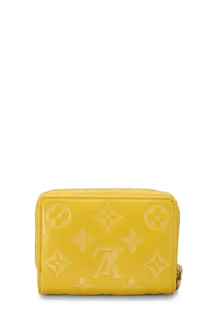LOUIS VUITTON Monogram Debossed Lou Wallet