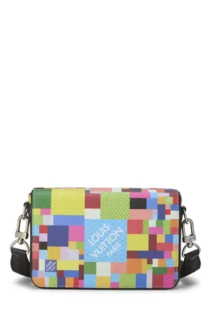 LOUIS VUITTON Multicolor Damier Graphite 3d Studio Messenger