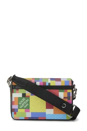 LOUIS VUITTON Multicolor Damier Graphite 3d Studio Messenger