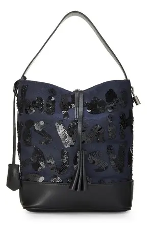 LOUIS VUITTON Satin Spotlight Bucket Bag