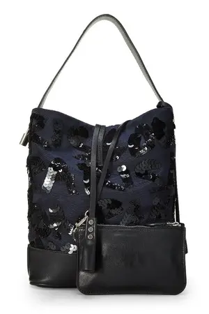 LOUIS VUITTON Satin Spotlight Bucket Bag