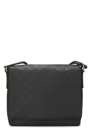 LOUIS VUITTON Damier Infini District Nm Messenger Bag - Black
