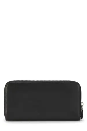 Prada Printed Calfskin Zip-around Wallet