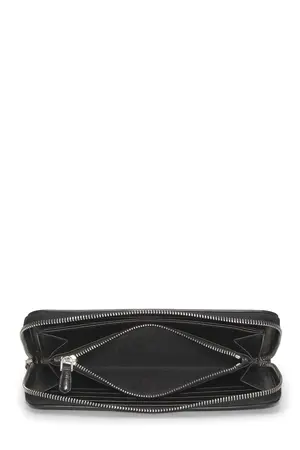 Prada Printed Calfskin Zip-around Wallet