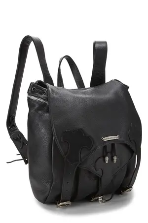 Chrome Hearts Fleur Gunslinger Backpack With Sterling Silver Hardware