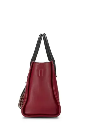 Prada Calfskin Belted Concept Double Zip Tote