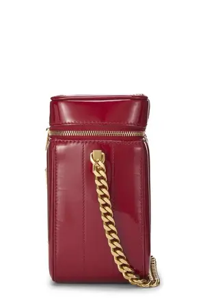 Saint Laurent Quilted Patent Vicky Vanity