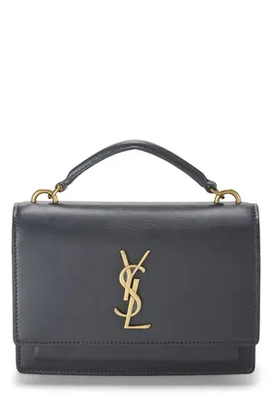 Saint Laurent Calfskin Sunset Wallet On Chain