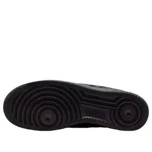 Nike Force 1 Low "black Stars" Sneakers - Black/metallic Silver