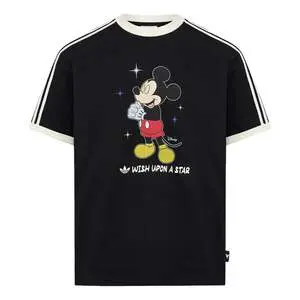 Adidas X Disney Mickey Mouse Wish T-shirt Asia Sizing - Black