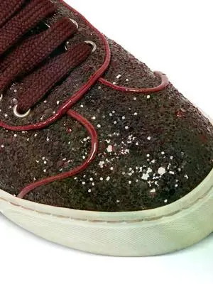 Valentino Garavani Fly Crew Glitter Sneakers