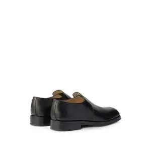 LEMAIRE Leather Slip-on Loafers - Black