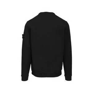 Stone Island Crew Neck Long Sleeve Sweatshirt - Black